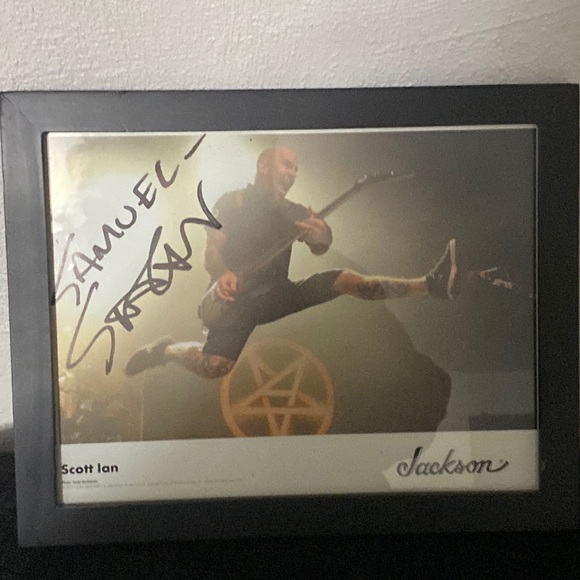 Anthrax Scott Ian signed photo🎶🖤 | Wall Decor | Anthrax Scott Ian ...